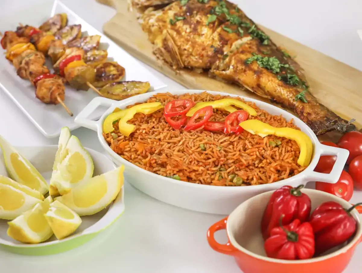 Onze menu | The African Granary